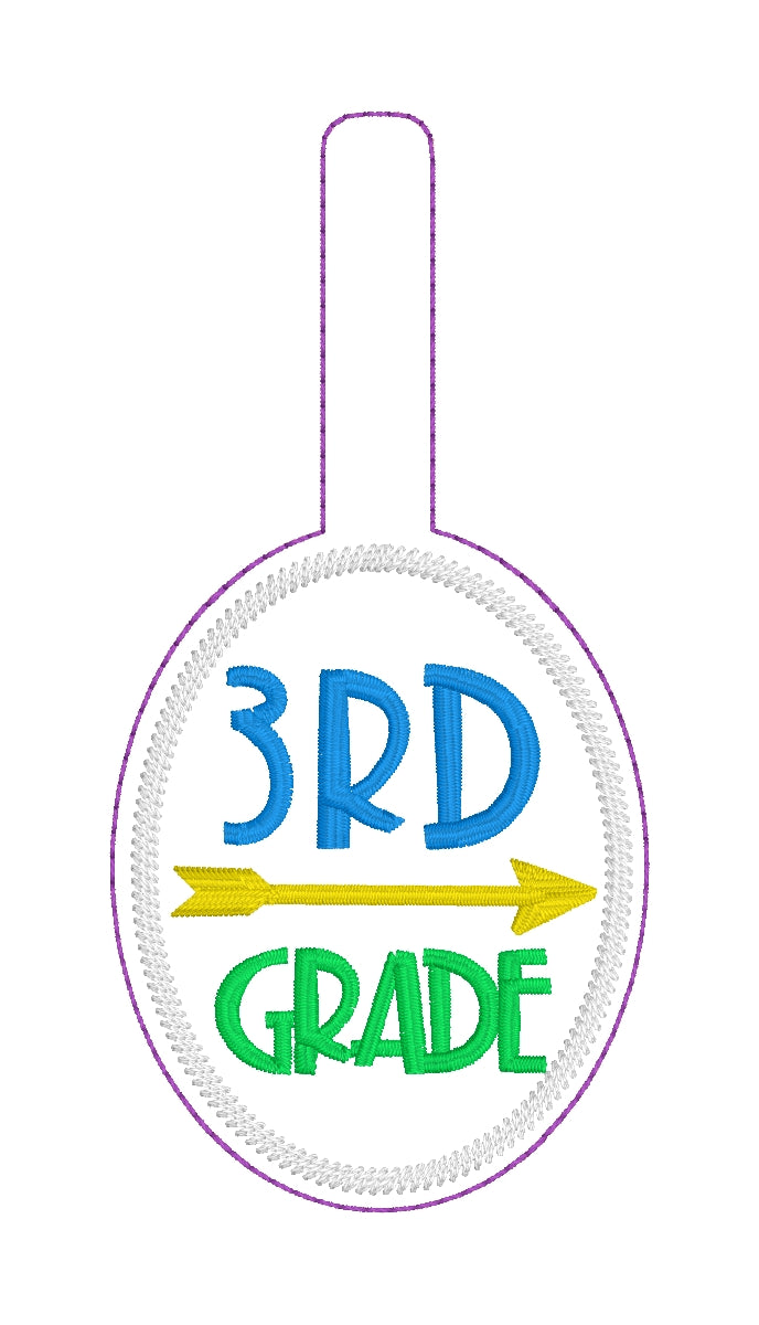 Level Up Grade School Tags and Eyelets 3rd Grade- 4x4 and 5x7 Hoops ...