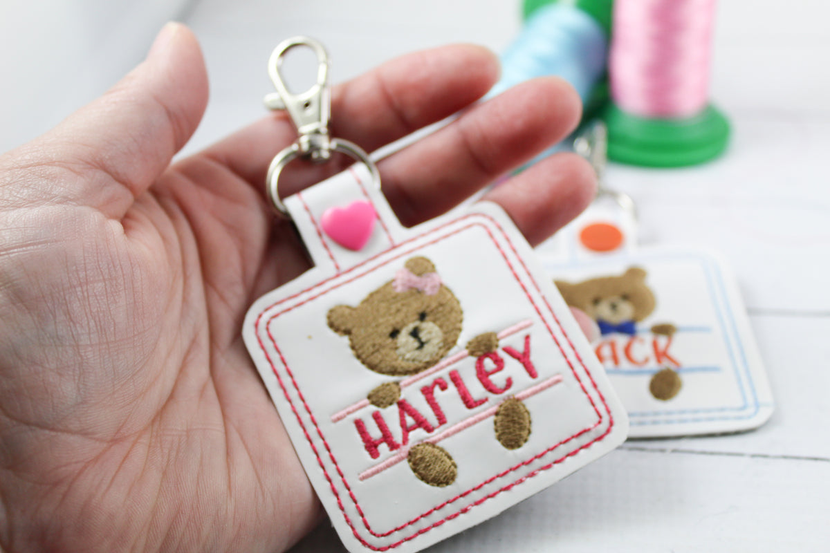 Snap Tabs, Bag Tags, Keyfobs – Designs By Babymoon