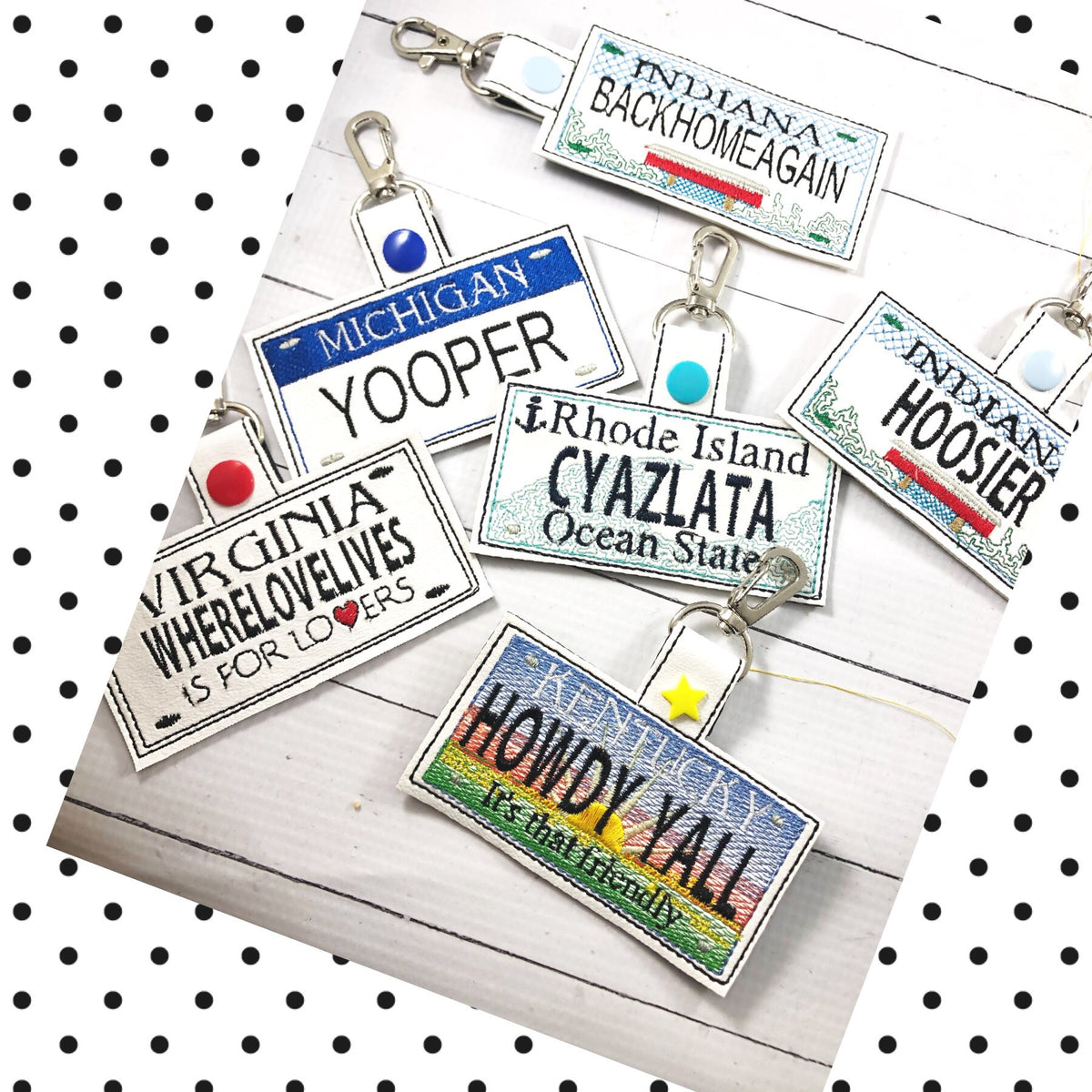 State License Plate Tags – Designs By Babymoon