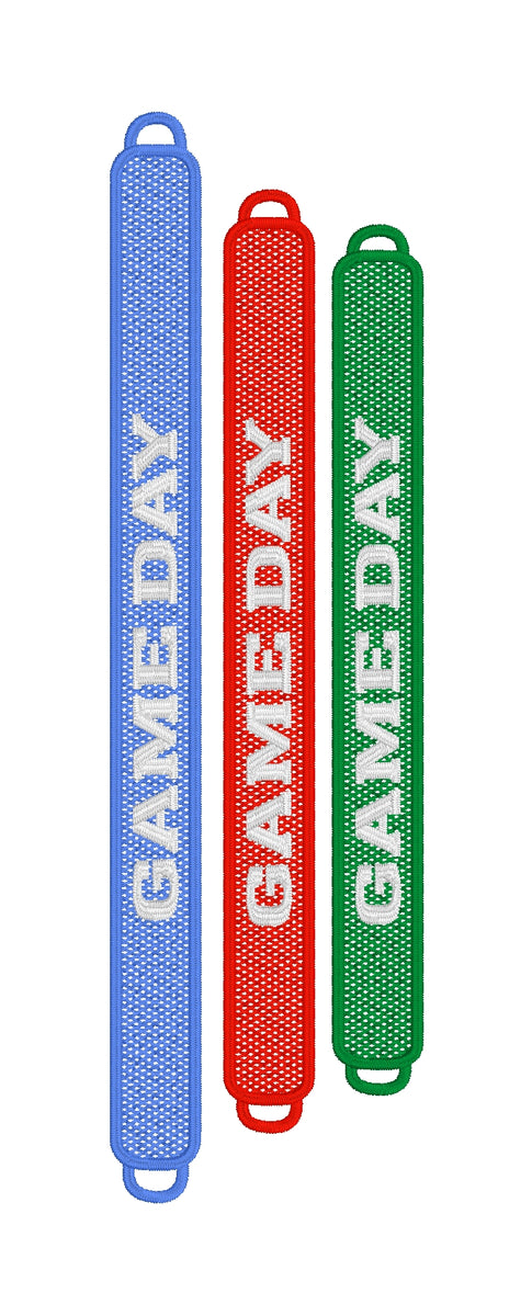 FSL Friendship Bracelet "GAME DAY" - In the Hoop Freestanding Lace Bra ...