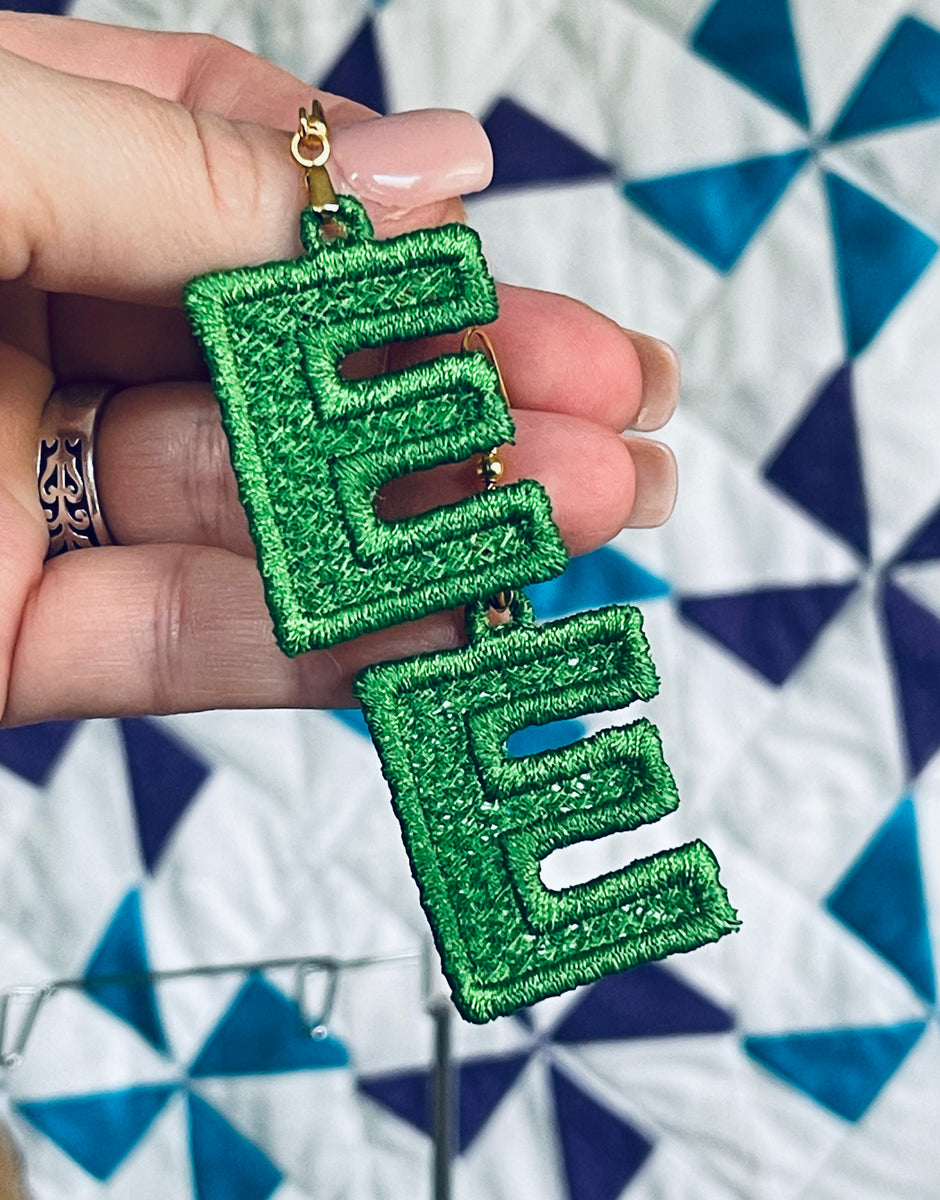 Block Letters Freestanding Lace Charms BUNDLE SET – Designs By Babymoon