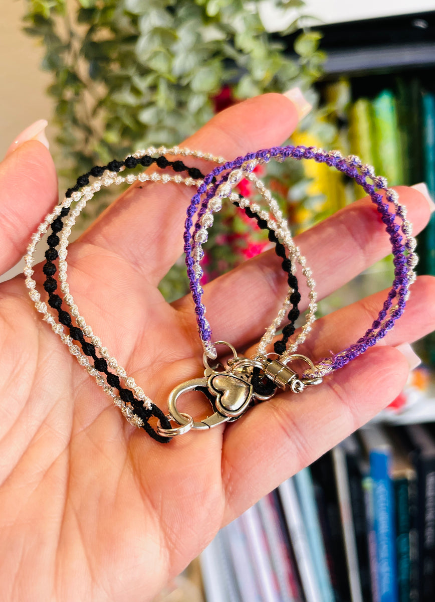 2 Color FSL TRIPLE Bling Strings Bracelet Length - In the Hoop Freesta ...