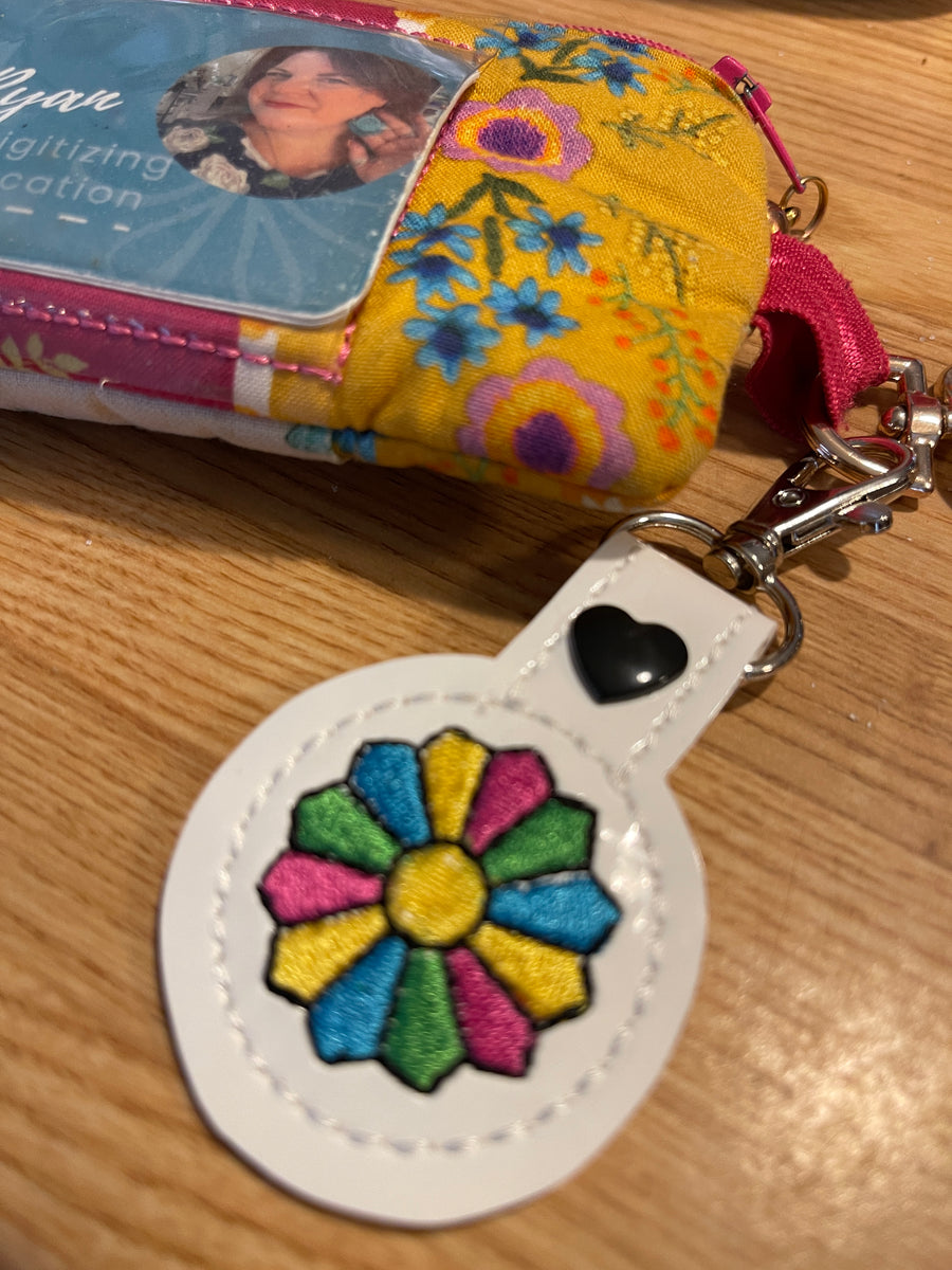 Dresden snap tab In the Hoop embroidery design – Designs By Babymoon