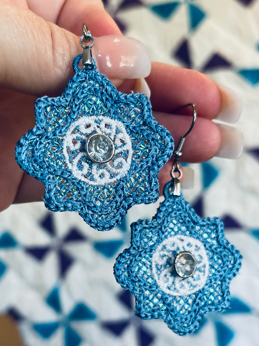Honor FSL Earrings - In the Hoop Freestanding Lace Earrings – Designs ...