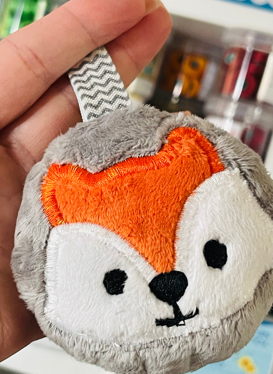 Fox Face Applique Fluffy Puff Design Set- In the Hoop Embroidery Desig ...