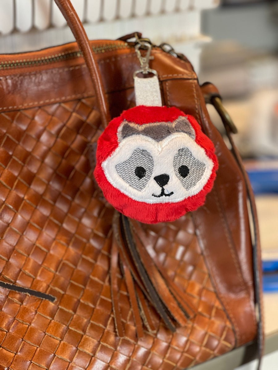 Raccoon Applique Fluffy Puff Design Set- In the Hoop Embroidery Design ...