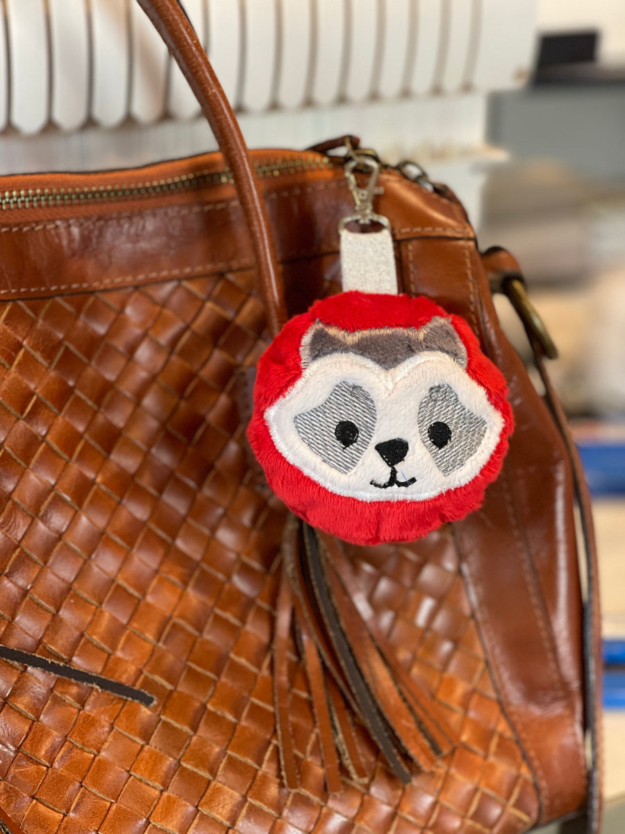 Raccoon Applique Fluffy Puff Design Set- In the Hoop Embroidery Design ...