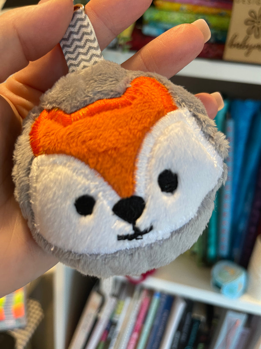 Fox Face Applique Fluffy Puff Design Set- In the Hoop Embroidery Desig ...