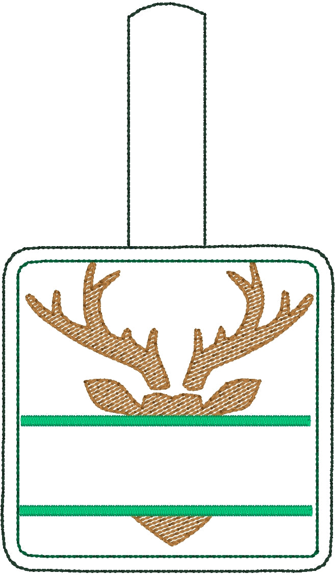 Buck Personalized Bag Tag for 4x4 hoops – Designs By Babymoon