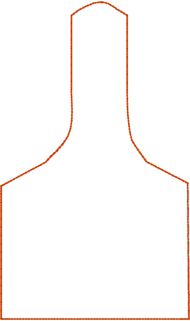 BLANK Cow tag shape snap tab for 4x4 hoops – Designs By Babymoon