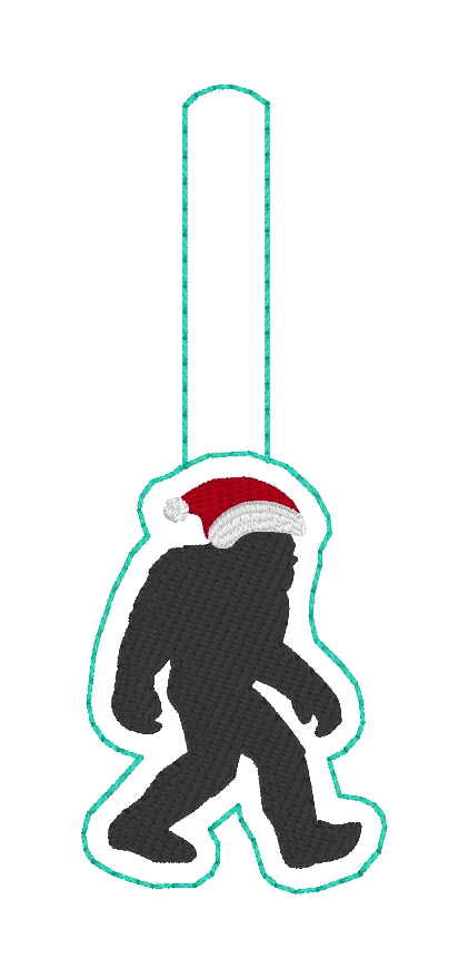 Bigfoot Santa Hat Snap Tab dans le motif de broderie Hoop – Designs By ...