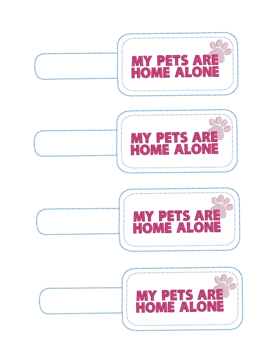 Pet Home Alone Snap Tab – Designs By Babymoon