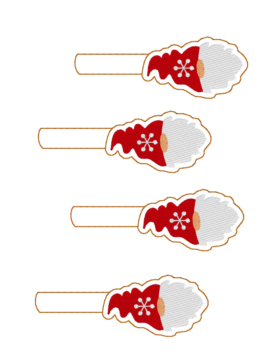 Snowflake Gnome snap tab – Designs By Babymoon