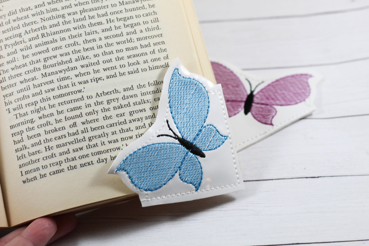 Butterfly Corner Bookmark Design – Designs By Babymoon