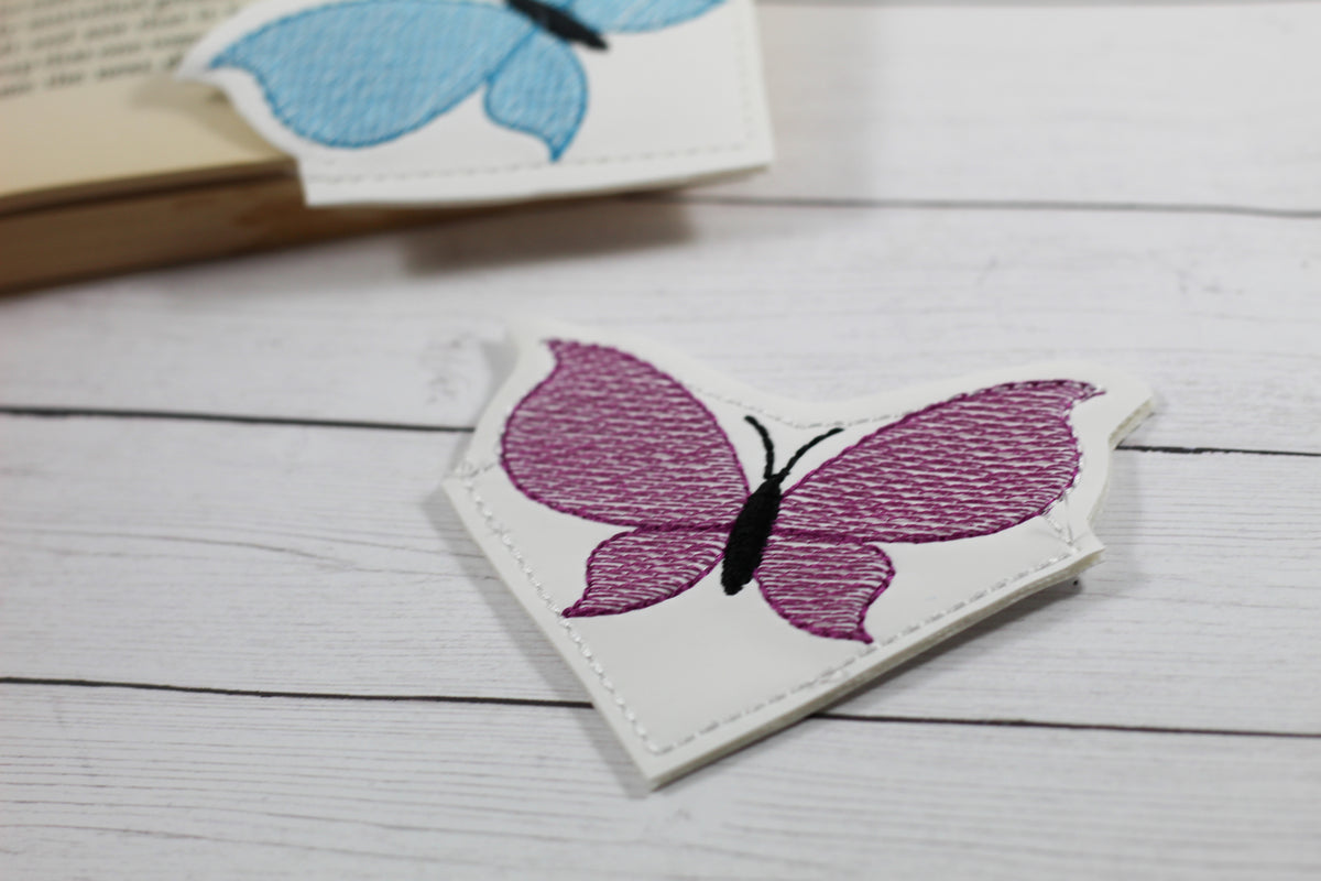 Butterfly Corner Bookmark Design – Designs By Babymoon