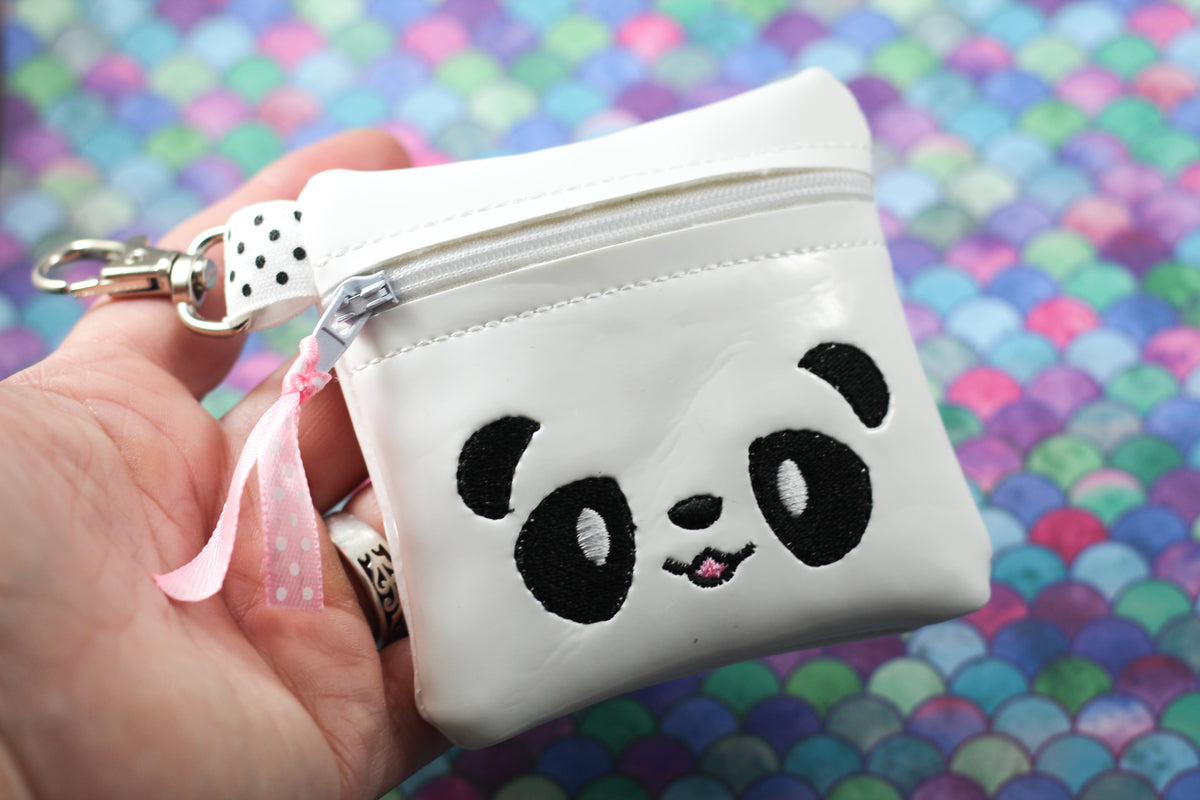 Panda Zipper Pouch 4x4 – Designs By Babymoon