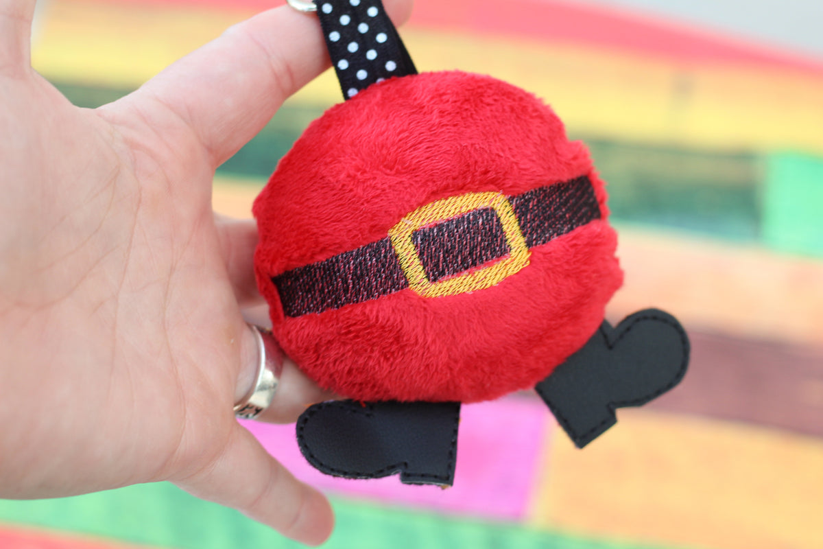 Santa Belly Fluffy Puff - In the Hoop Embroidery Design – Designs By ...