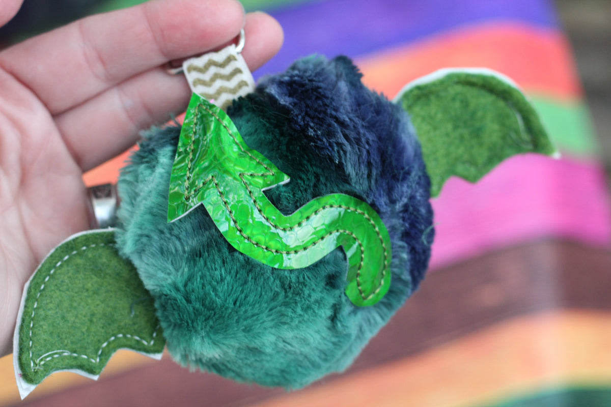 Dragon Fluffy Puff - In the Hoop Embroidery Design – Designs By Babymoon