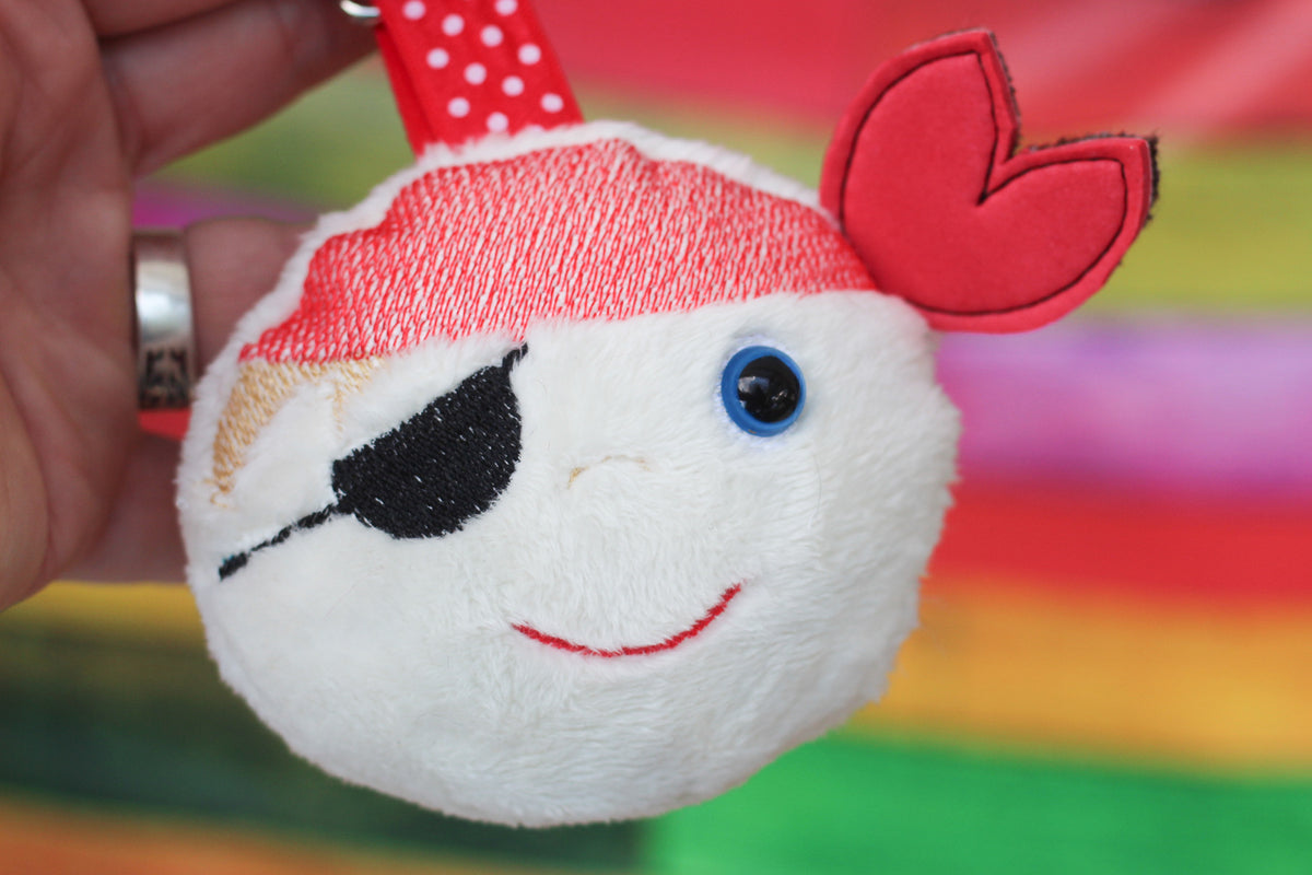 Pirate Fluffy Puff - In the Hoop Embroidery Design – Designs By Babymoon