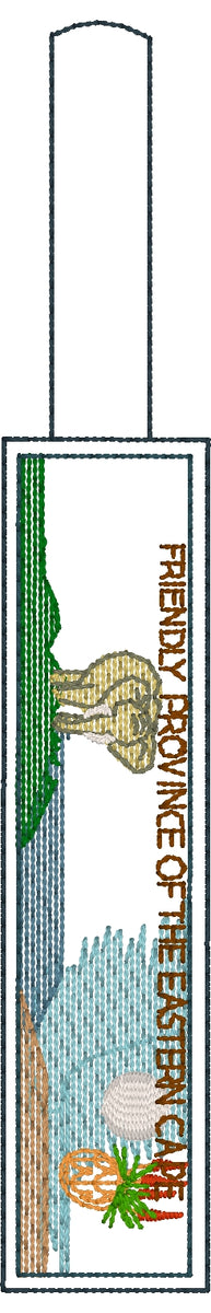 Rita's South Africa Eastern Cape Plate Embroidery Snap Tab – Designs By ...