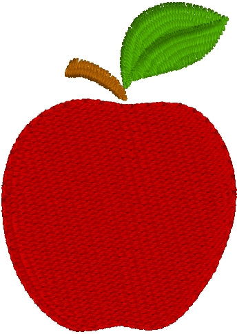 Mini Apple embroidery design – Designs By Babymoon