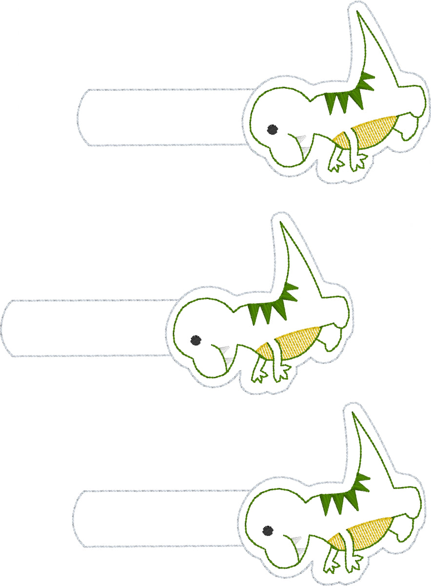 Dinosaur snap tab Tyrannosaurus Rex – Designs By Babymoon