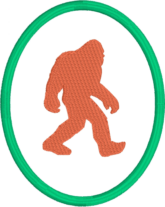 Bigfoot Patch embroidery design – Designs By Babymoon