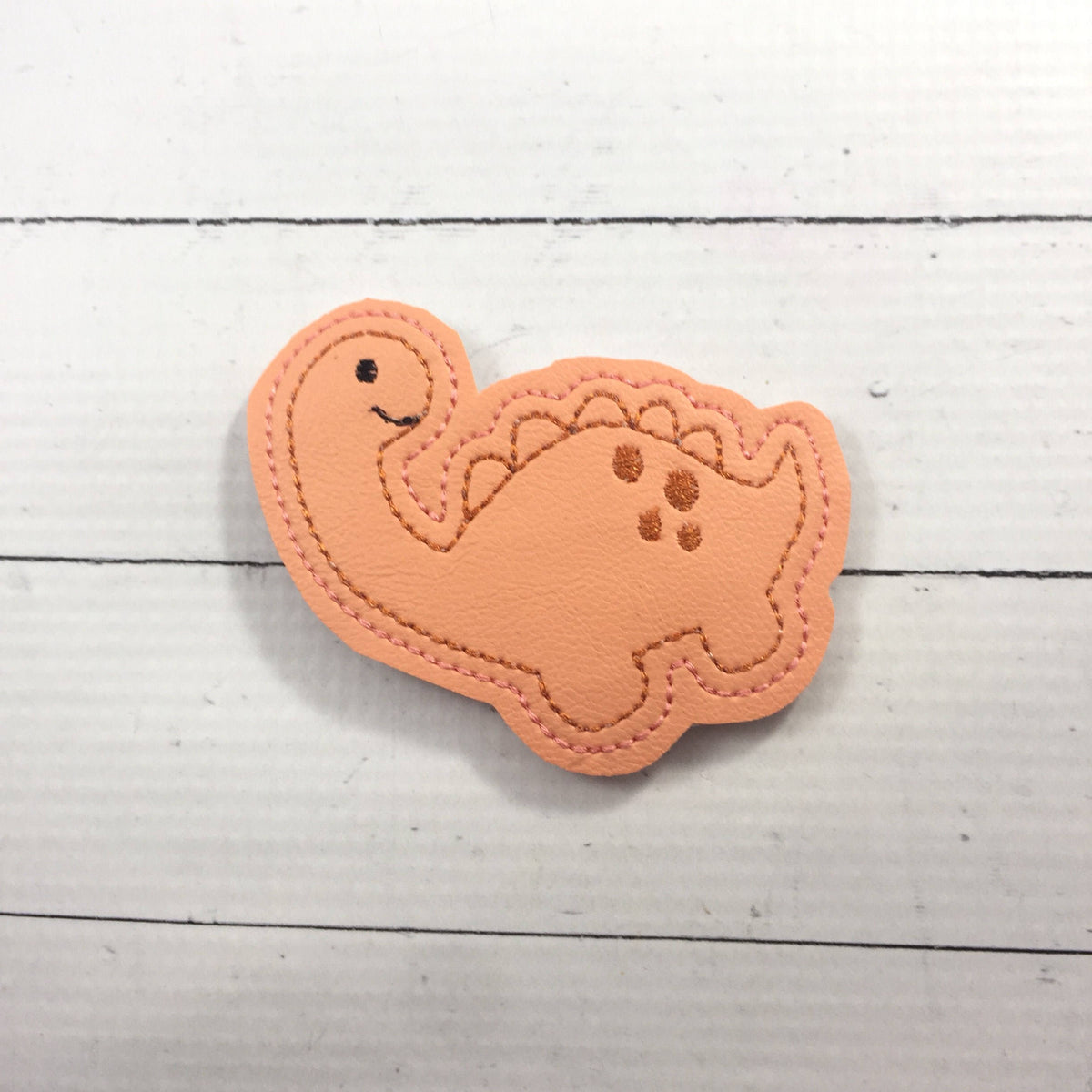 Dinosaur Feltie embroidery design- Brontosaurus – Designs By Babymoon
