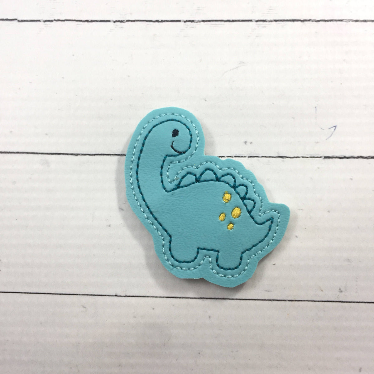 Dinosaur Feltie embroidery design- Brontosaurus – Designs By Babymoon