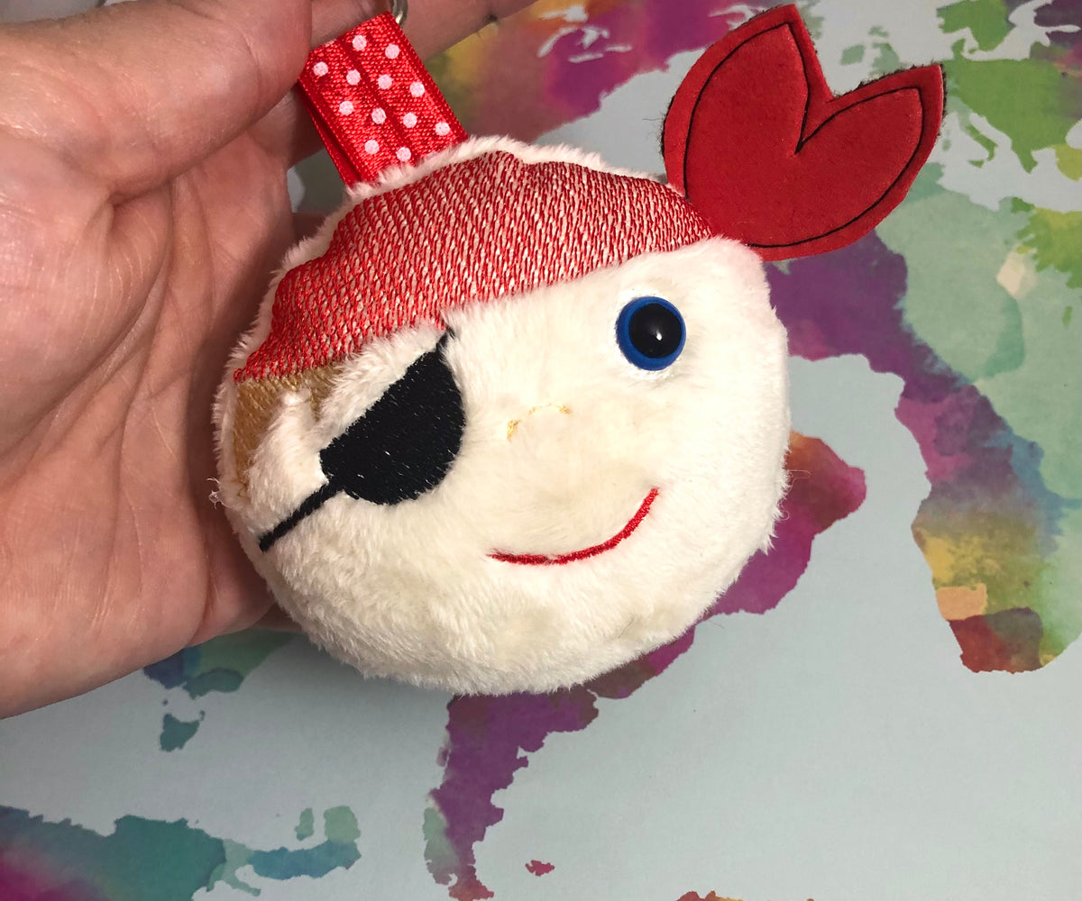 Pirate Fluffy Puff - In the Hoop Embroidery Design – Designs By Babymoon