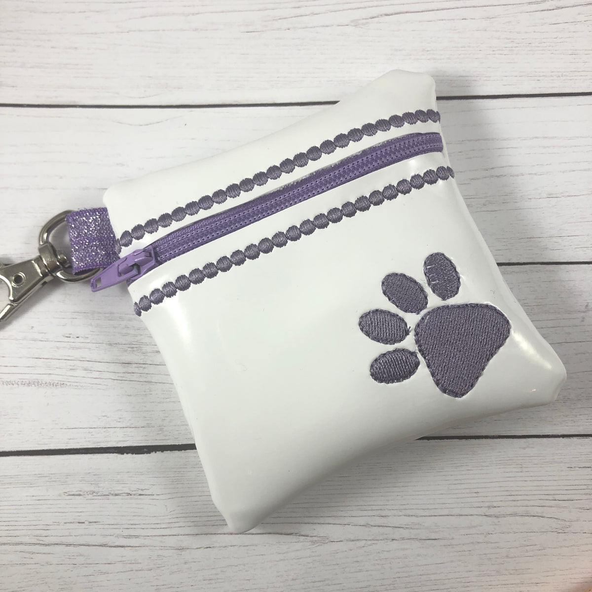 Paw Print Zipper Pouch 4x4 – Designs By Babymoon