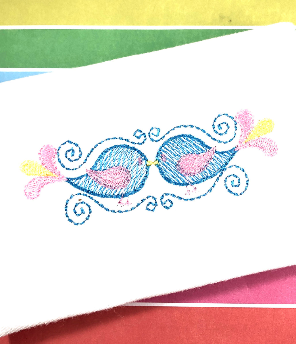 Birdie Borders Embroidery Design Set 4x4 and 5x7 sizes included ...