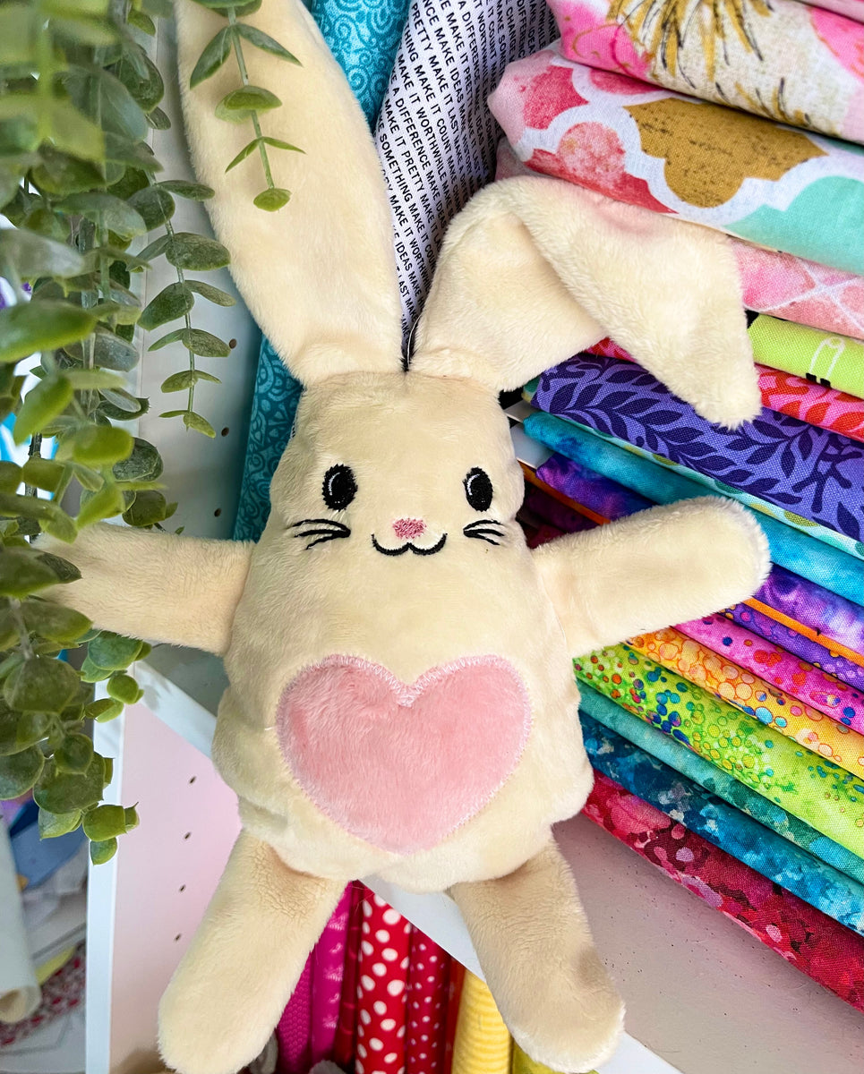 Bright Eyed and Bushy Tailed Bunny Stuffie Stuffed Animal In the Hoop ...