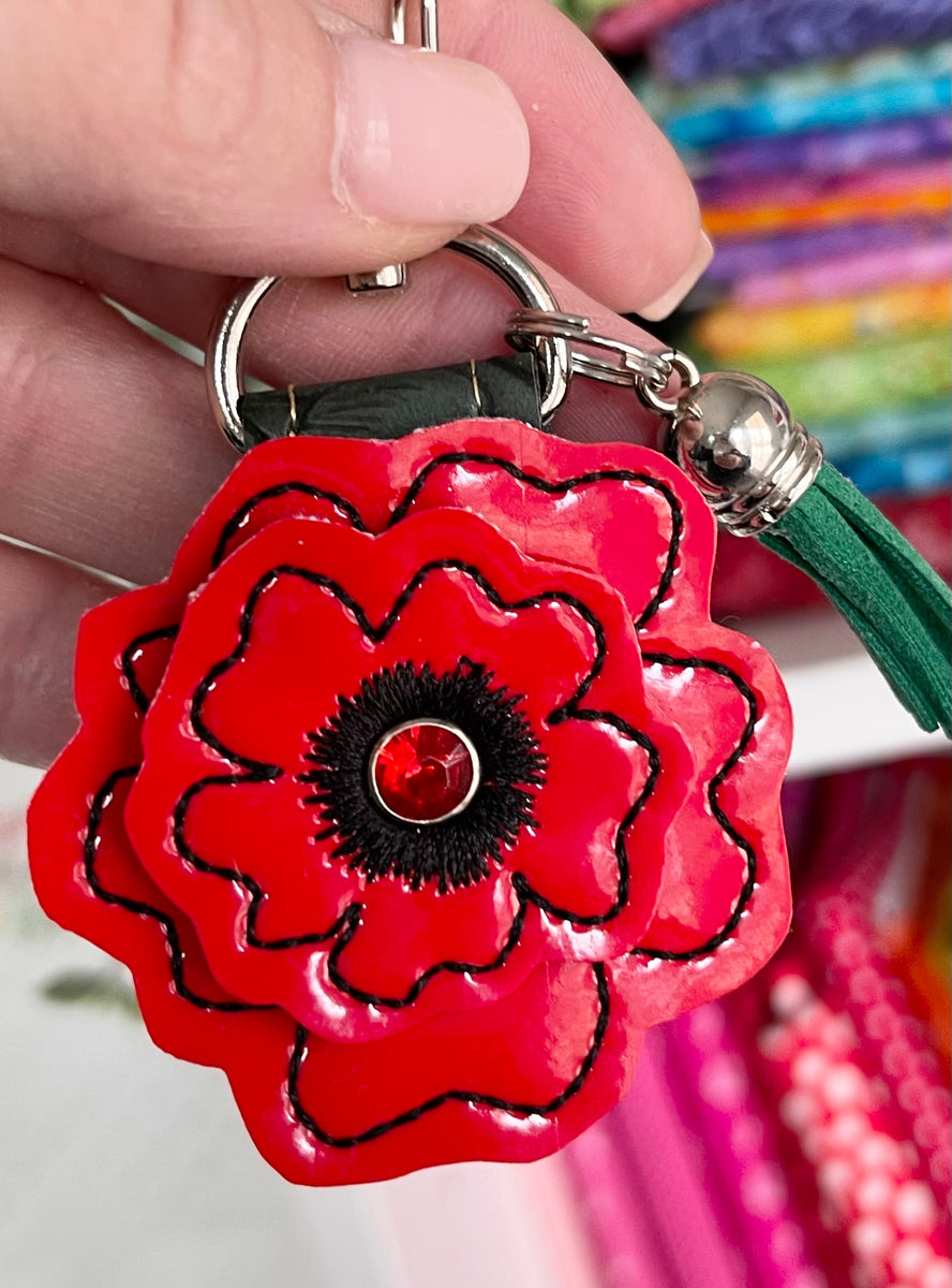 Poppy 3D Rivet Keyfob 4x4 – Designs By Babymoon