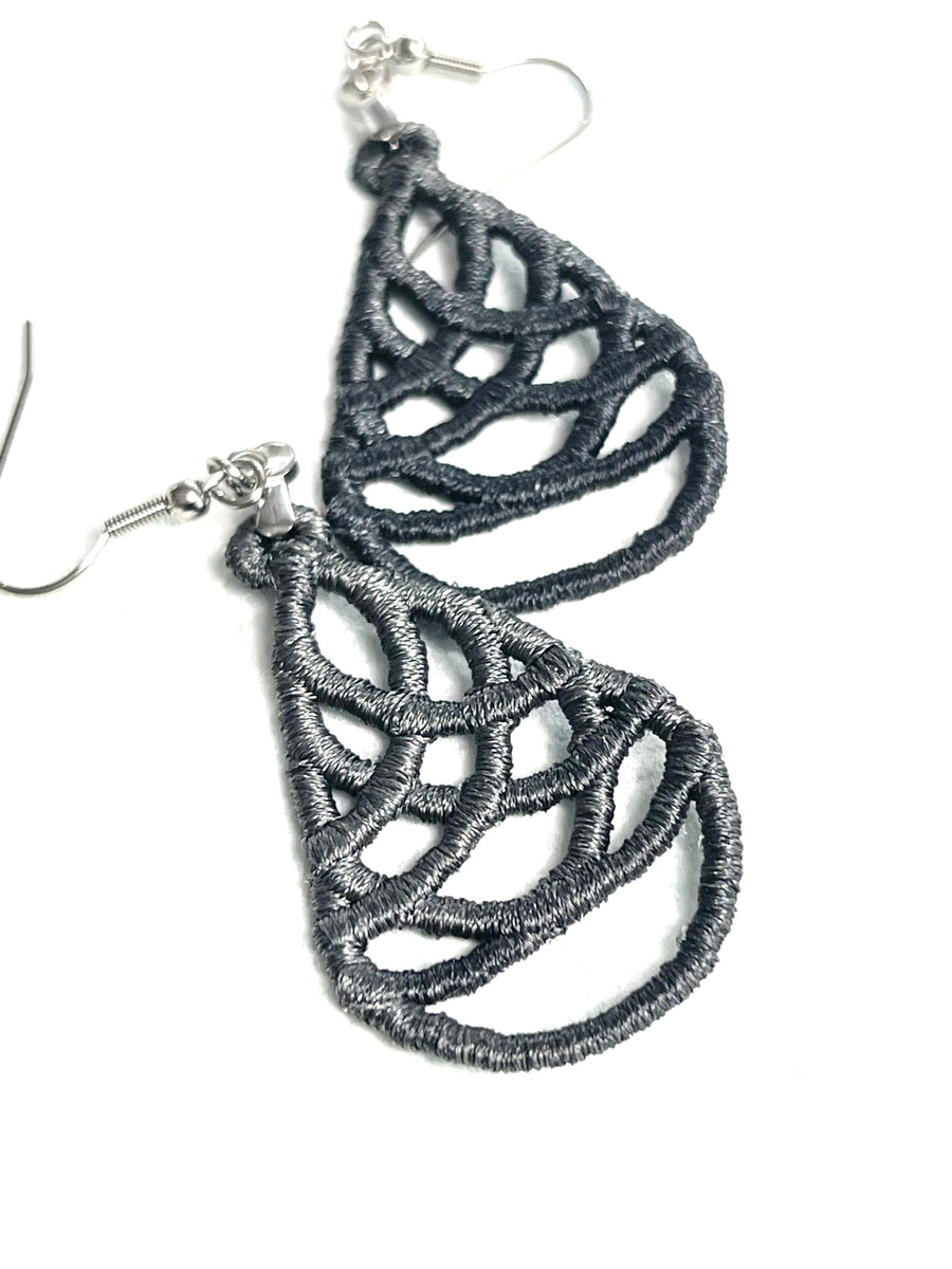 Synchronous FSL Earrings - In the Hoop Freestanding Lace Earrings – Designs By Babymoon