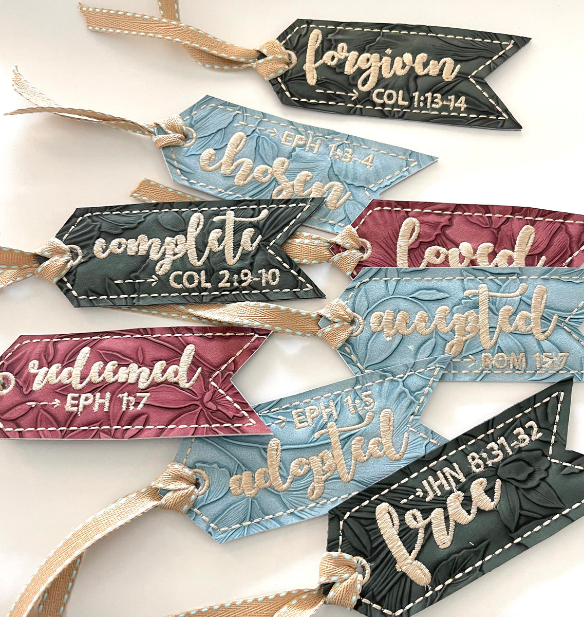 Identity in Christ Flag Tags Keyfob/Bookmark BUNDLE SET – Designs By ...