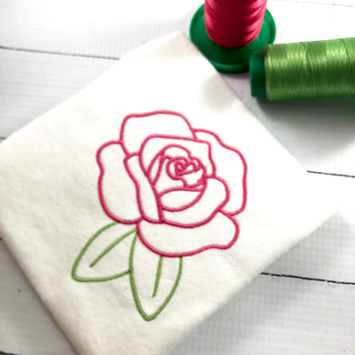 Rose Embroidery Design – Designs By Babymoon