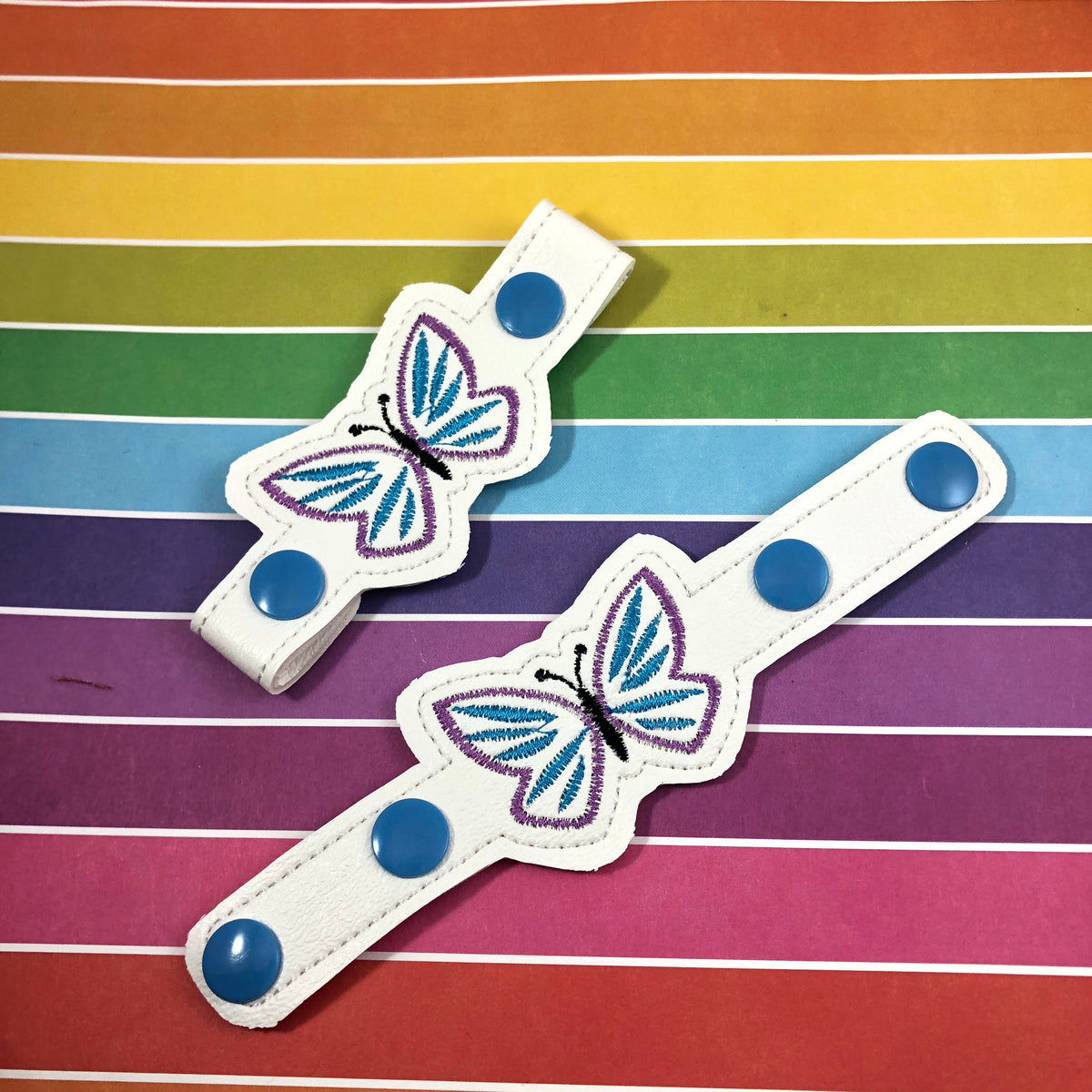 Butterfly Mask Extension Double Snap Tab – Designs By Babymoon