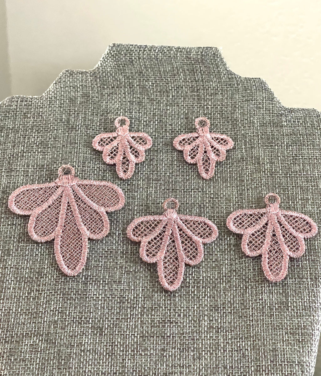 Drippy FSL Earrings - Freestanding Lace Earring and Pendant Design - I ...