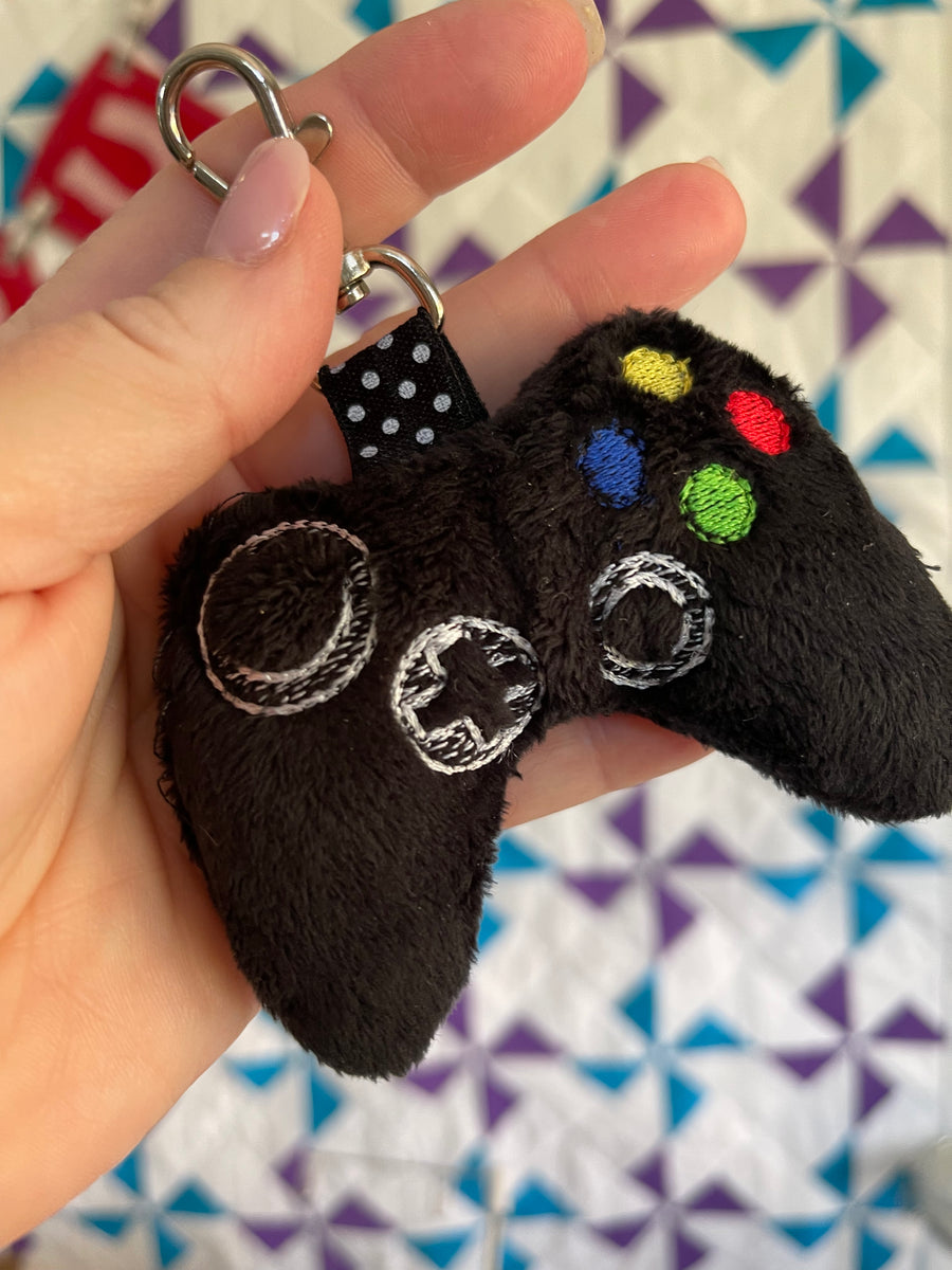 Game Controller Fluffy Puff - In the Hoop Embroidery Design – Designs ...