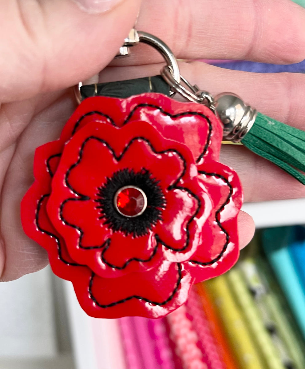 Poppy 3D Rivet Keyfob 4x4 – Designs By Babymoon