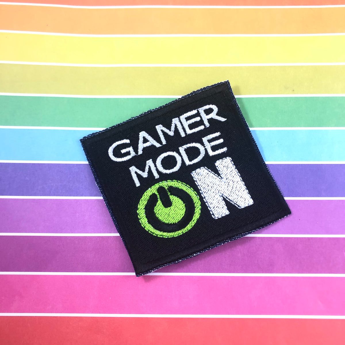 Gamer Mode ON Patch embroidery design – Designs By Babymoon