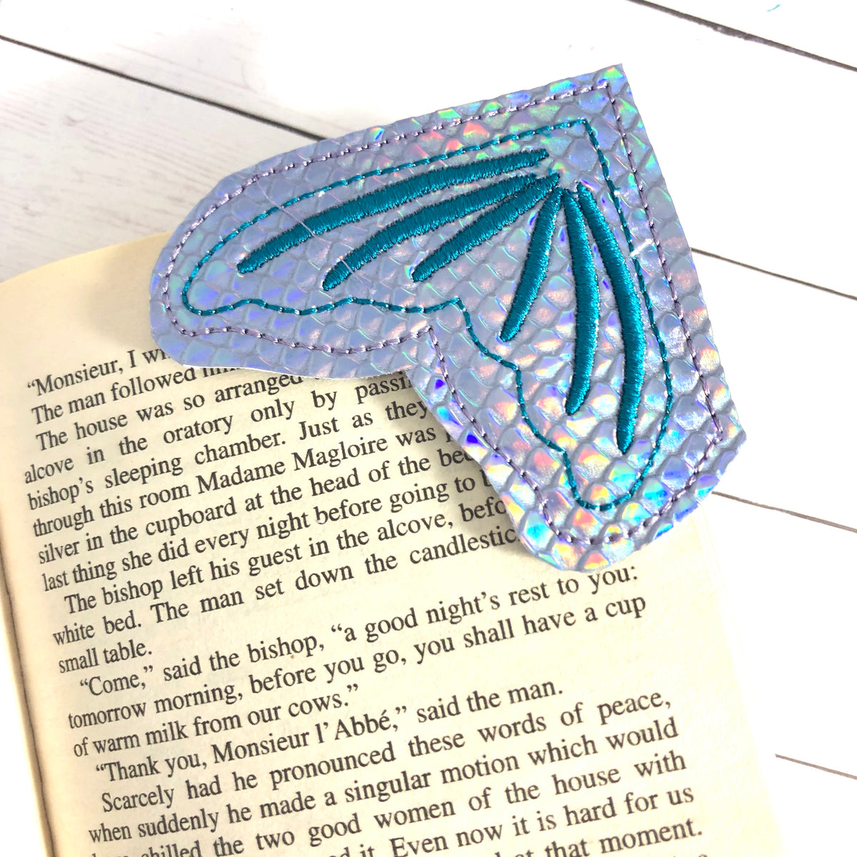 Mermaid Tail Corner Bookmark Design – Designs By Babymoon