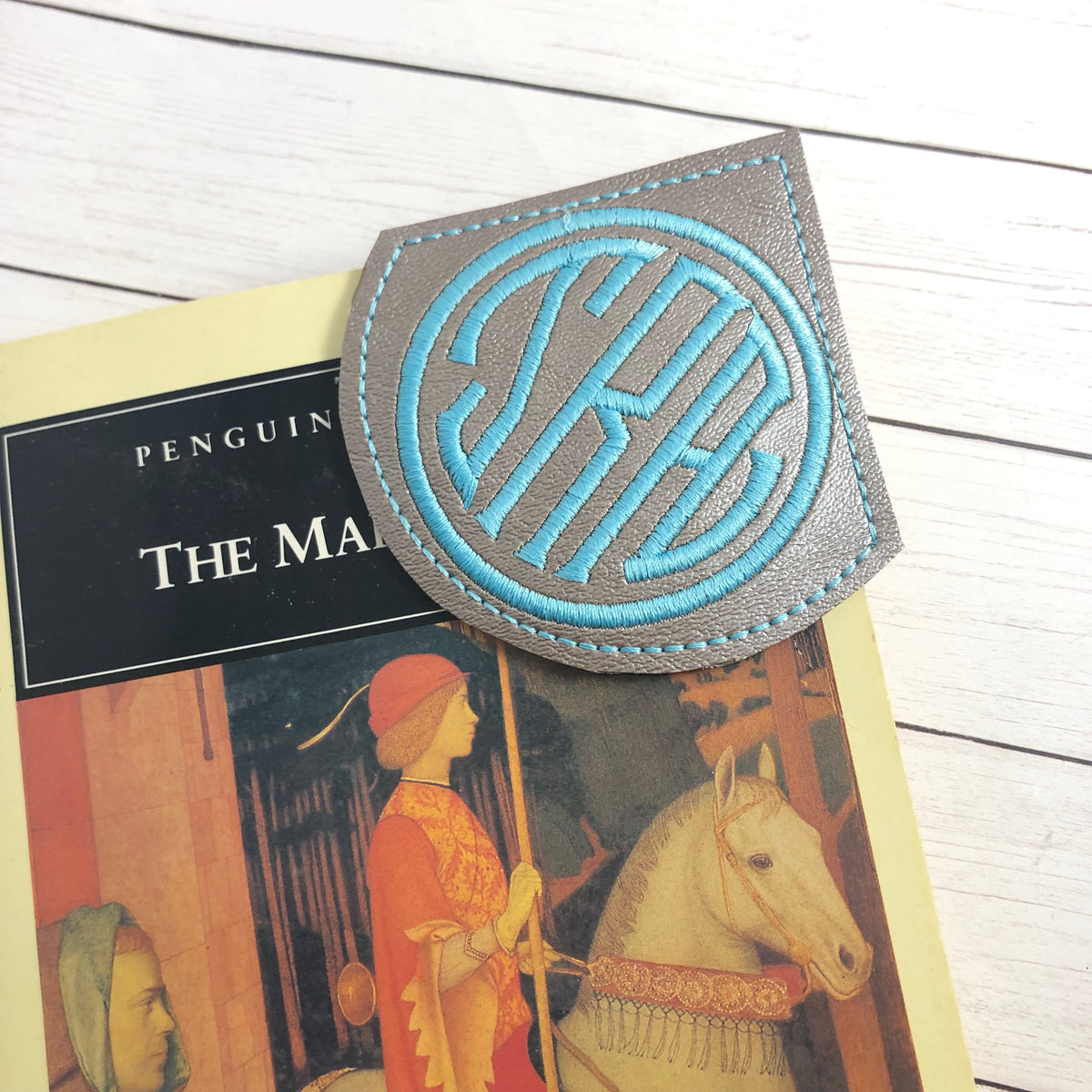 Monogram Circle BLANK Corner Bookmark Design – Designs By Babymoon