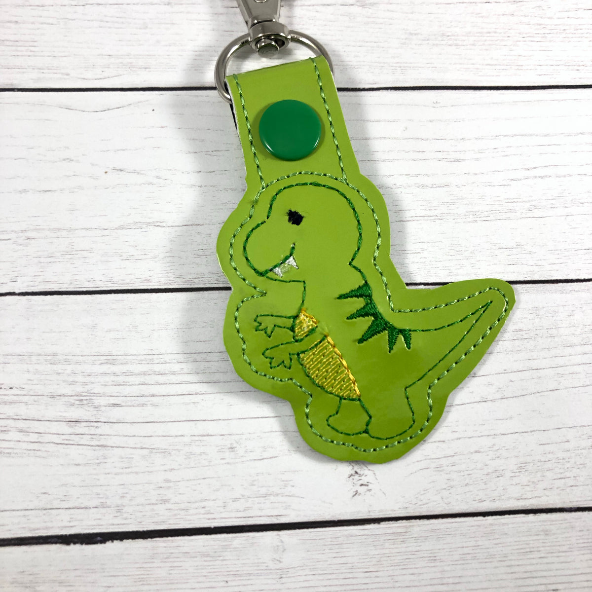 Dinosaur snap tab Tyrannosaurus Rex – Designs By Babymoon