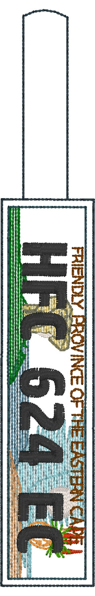 Rita's South Africa Eastern Cape Plate Embroidery Snap Tab – Designs By ...